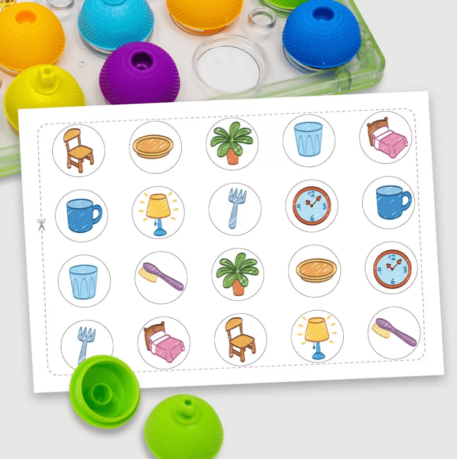 Jeu mémory - à la maison - Lalaboom